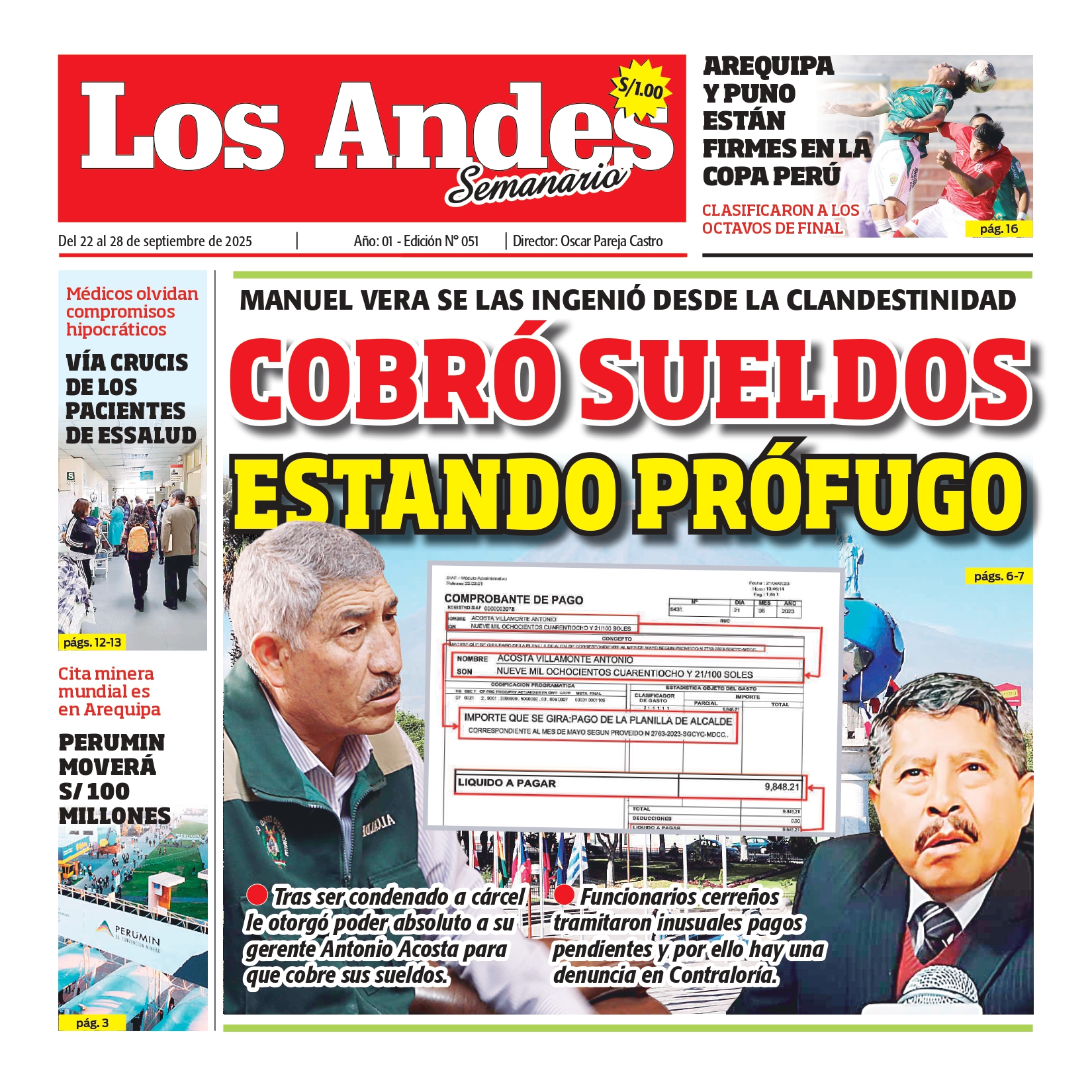 Semanario Los Andes 22/09/2025 - Diario los Andes